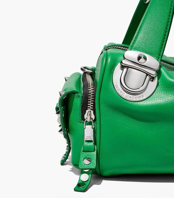 Marc Jacobs The Studded Pushlock Mini Satchel - Fern Green